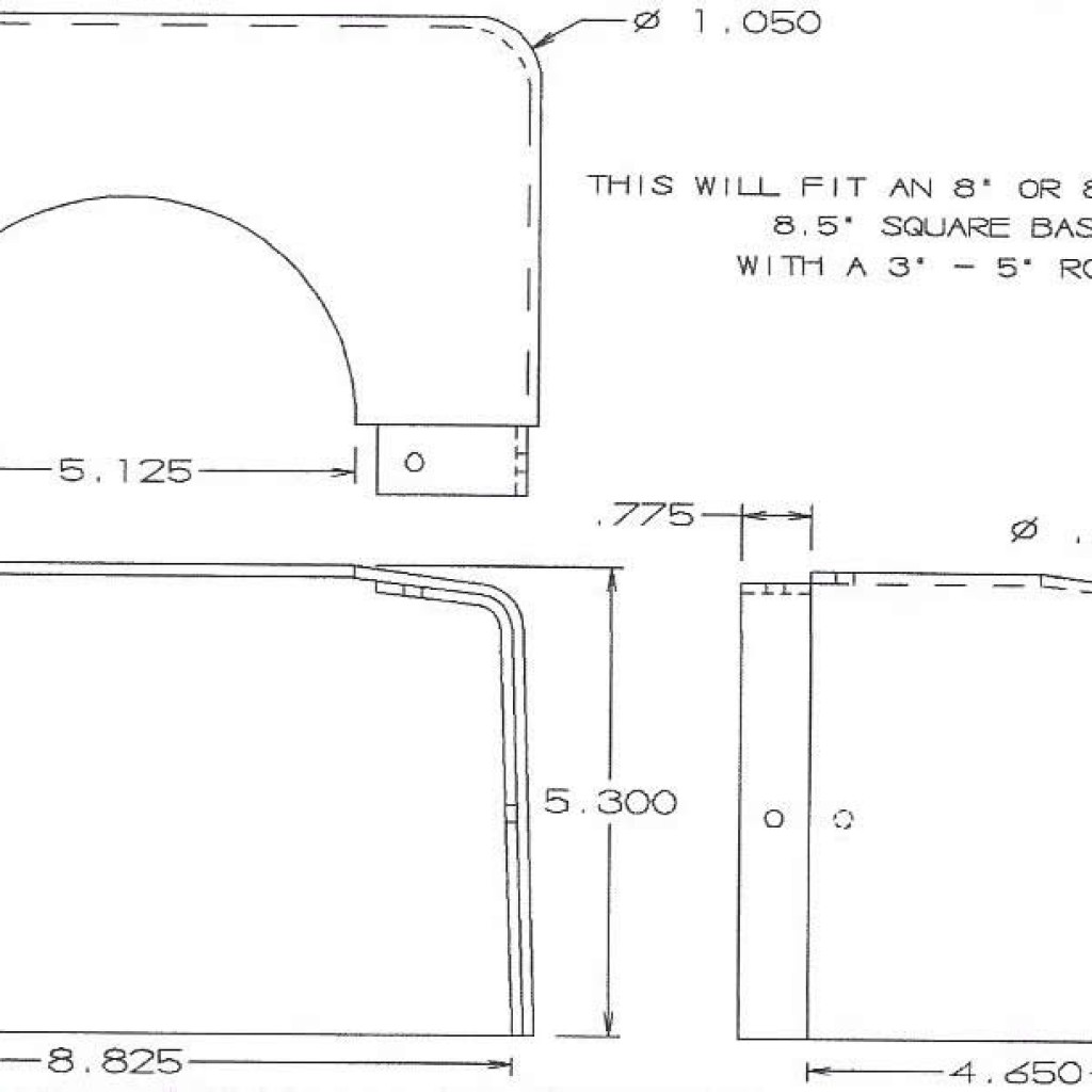 9” SQUARE BASE COVER - JMA Manufacturing