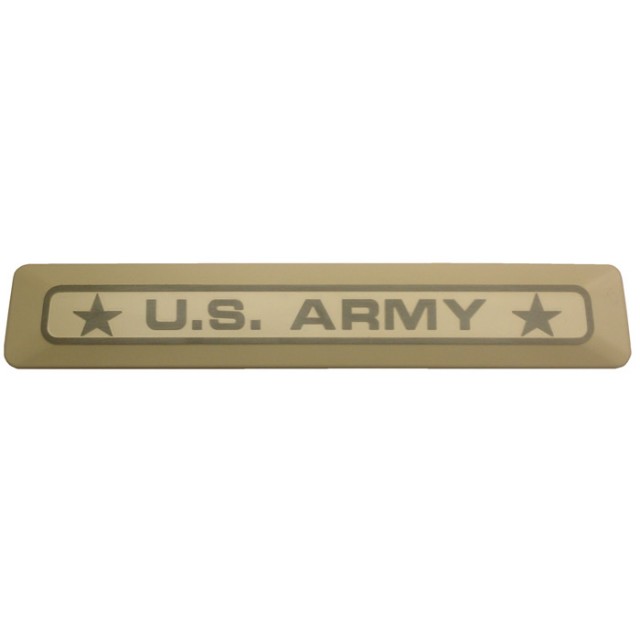 Army Car Emblem, Army car plaque - JMA Manufacturing
