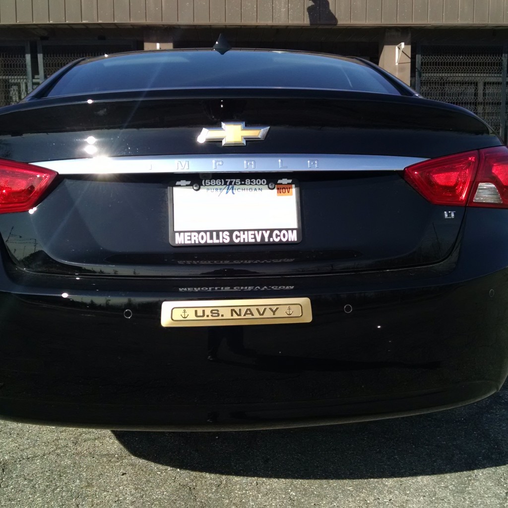 Navy Car Emblem, Navy Car Plaque - JMA Manufacturing